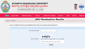 ANU Revaluation Results 2024 Download Marksheet UG & PG www.nagarjunauniversity.co.in
