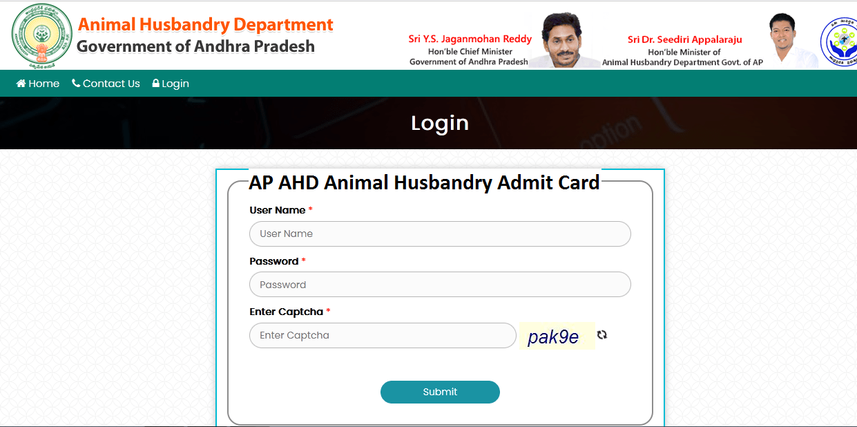 AP AHD Animal Husbandry Admit Card 2024 (Published) Exam Date 31st Dec