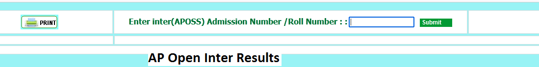 AP Open Inter Results 2024 APOSS Results Check @ apopenschool.org