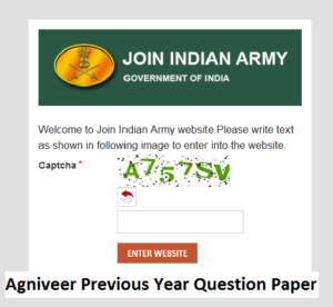 Agniveer Previous Year Question Paper Download PDF