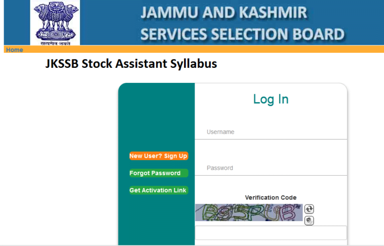 JKSSB Stock Assistant Syllabus 2024 Download Online {PDF Format} Exam ...