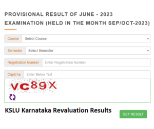 KSLU Karnataka Revaluation Results 2024 Check Online UG Rechecking ...