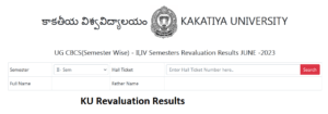 KU Revaluation Results 2024 Download BA BSc BCom 1st 3rd & 5th Semester ...