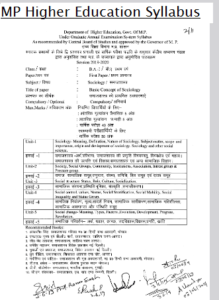 MP Higher Education Syllabus 2024 Download Exam Pattern {Link Out}