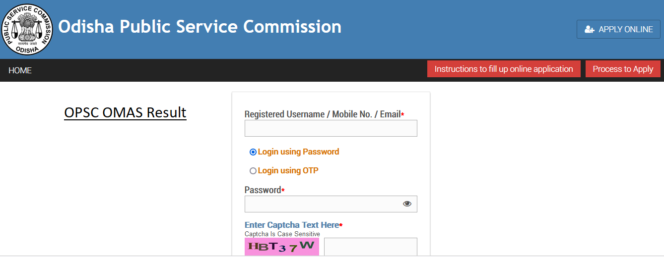 OPSC OMAS Result 2023 Download Cut Off Marks & Merit List @opsc.gov.in