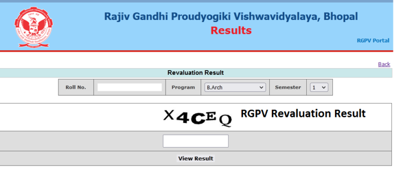 RGPV Revaluation Result 2024 Download UG & PG Rechecking Marksheet {Out}