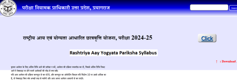 Rashtriya Aay Yogyata Pariksha Syllabus 2024 Exam Pattern Download PDF
