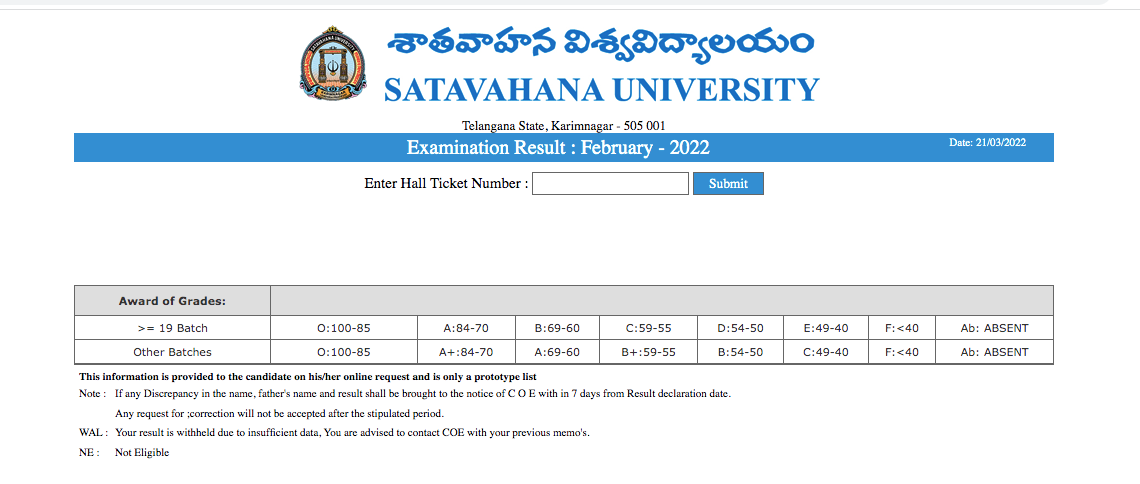 Satavahana University Results 2025 1st 2nd 3rd 4th 5th 6th Sem Result {Out} Satavahana University Results 2025 1st 2nd 3rd 4th 5th 6th Sem Result {Out}