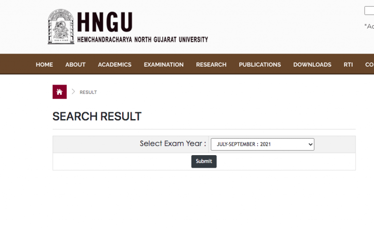 HNGU Result 2024 ngu.ac.in BA BSc BCom Sem 1st 2nd 3rd 4th 5th 6th {Published 8th Dec}
