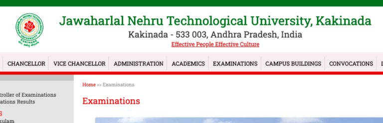 JNTUK Hall Ticket 2024 | Download {Link} Semester Exam - JNTU Kakinada