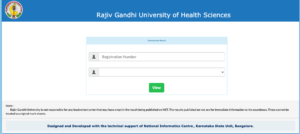 RGUHS Results 2024 | {Out} MBBS, BDS, Nursing, BAMS, BHMS