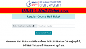 DBATU Hall Ticket 2024 | Winter Summer Semester Admit Card b.tech m ...