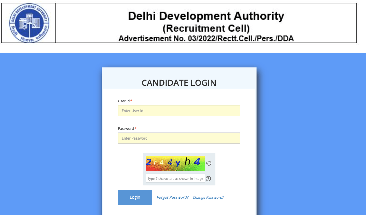 DDA JE Admit Card 2023 Download dda.gov.in {out} Exam Date