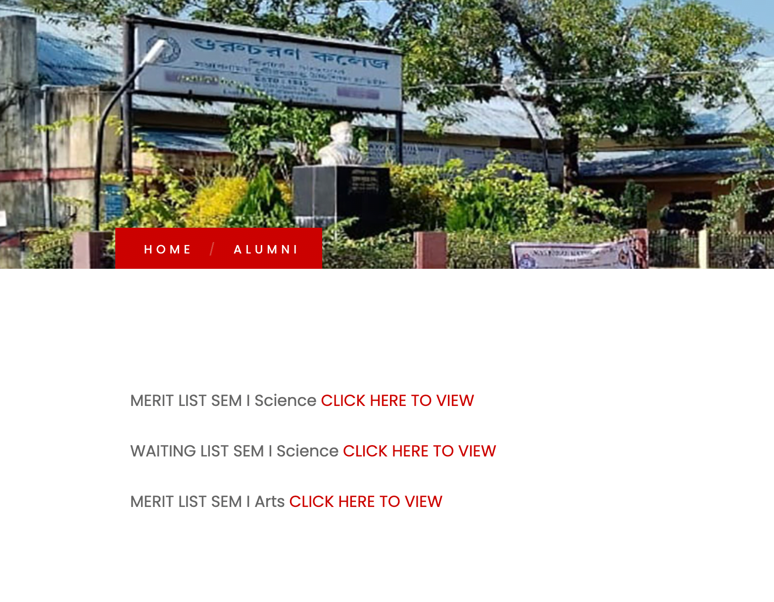 GC College Merit List 2024 Download Online | BA, BSc, BCom