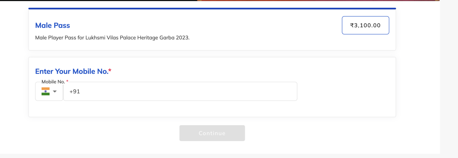 Laxmi Vilas Palace Garba Pass Registration Link & LVP Price, Booking Online