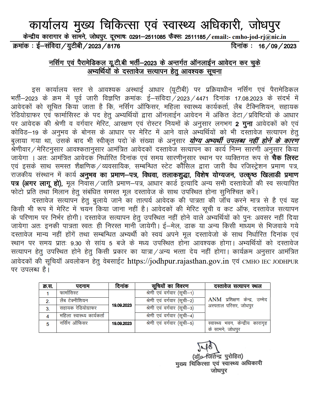 Rajasthan UTB District Wise Merit List 2025 Check Cut Off Marks ...