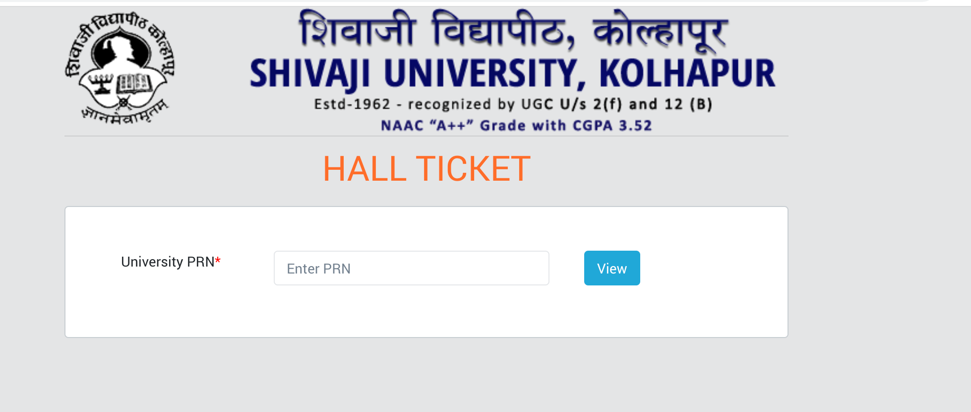 Shivaji University Hall Ticket 2025 Kolhapur Admit Card Download {Out}