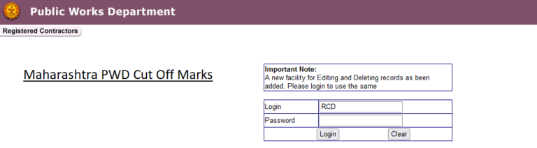 Maharashtra PWD Cut Off Marks 2024 Check Online @www.mahapwd.gov.in {Out}