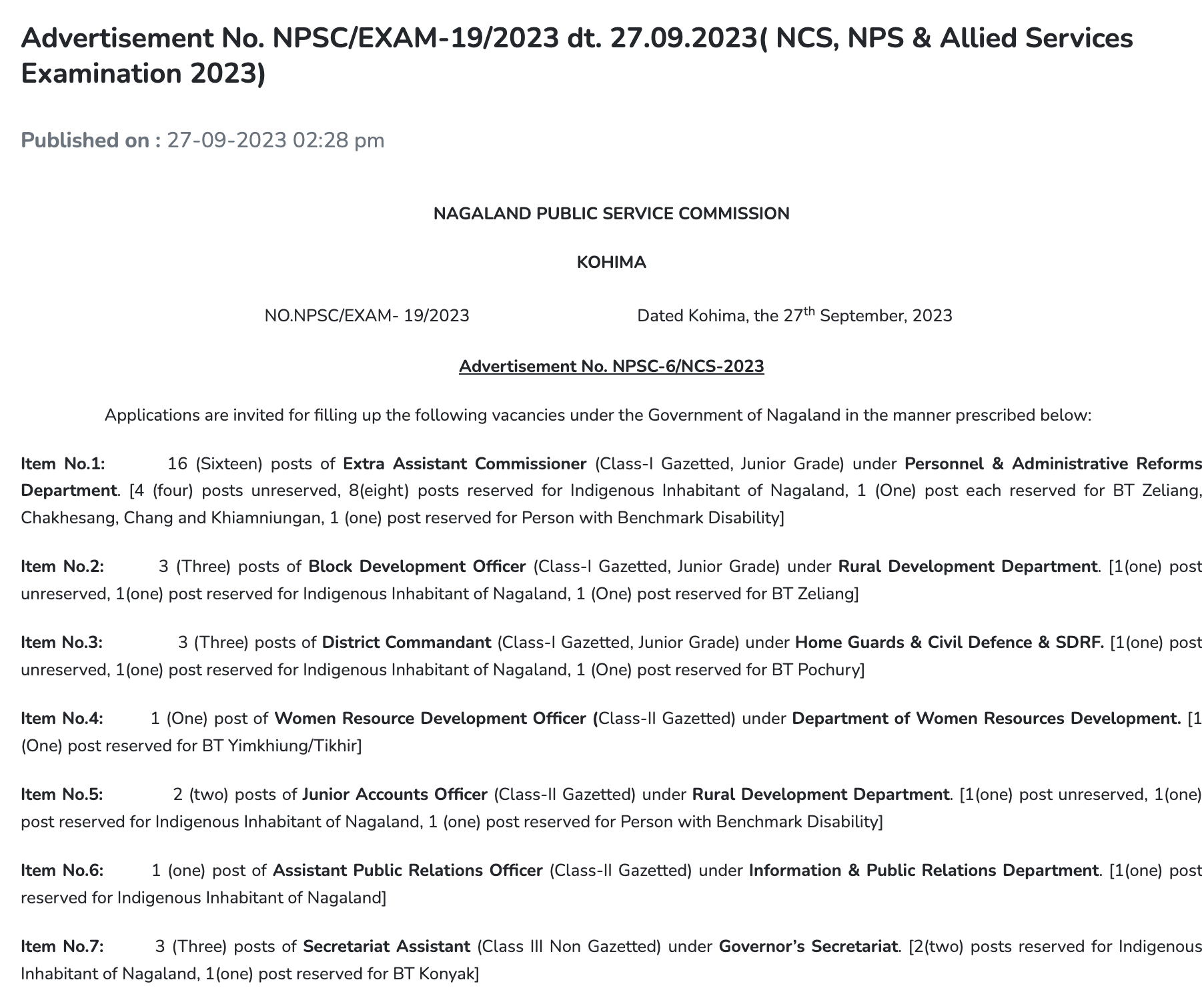 NPSC Admit Card 2024 Exam Date Download Hall Ticket @npsc.nagaland.gov ...