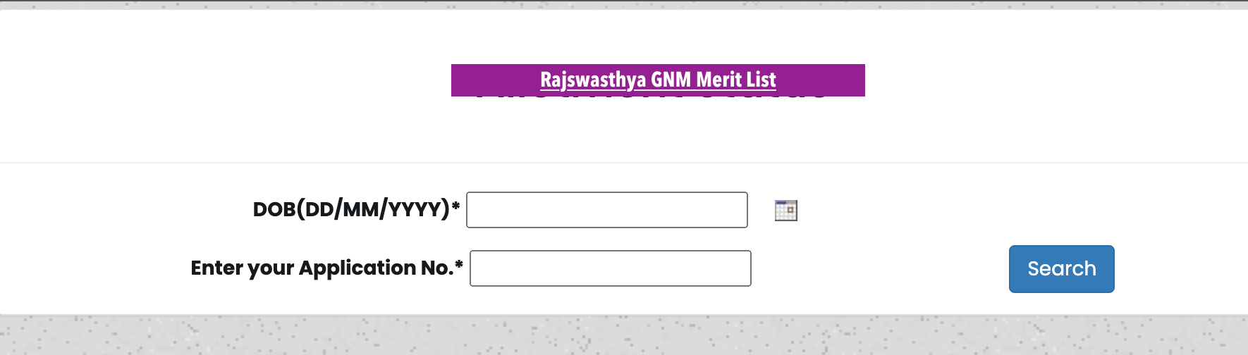 Rajswasthya GNM Merit List 2024 Download Cut Off Marks & Rank List ...