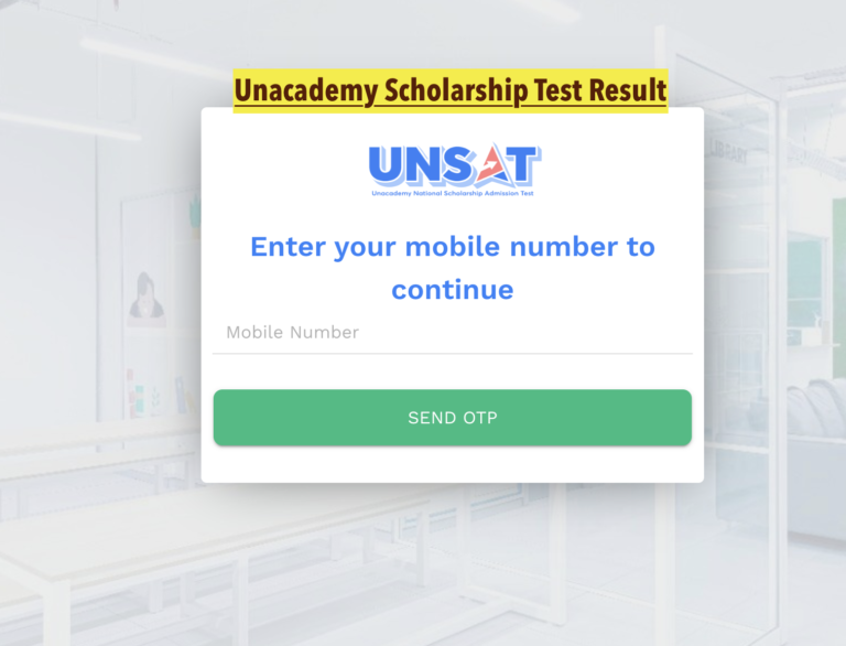Unacademy Scholarship Test 2025 Result Check Online @unsat.unacademy ...