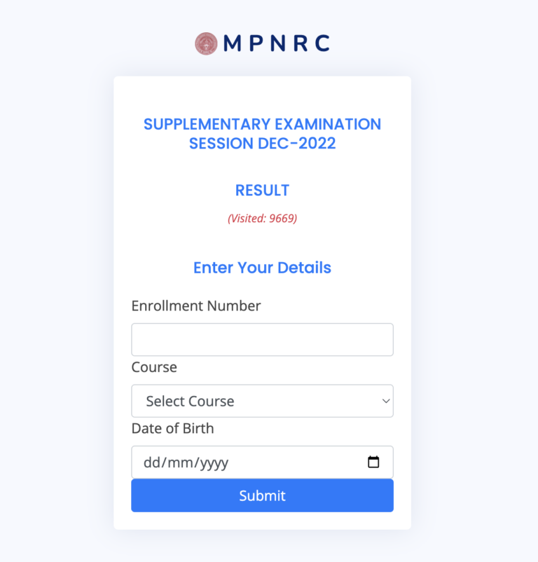 MPNRC GNM Result 2025 Check 1st 2nd & 3rd Year Nursing Merit List mpnrc ...