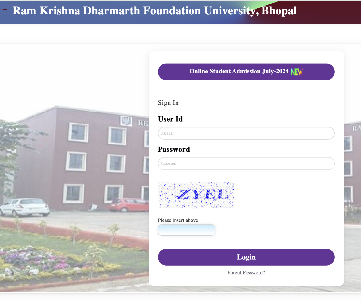 RKDF University Result 2025 Bhopal UG PG Semester Result