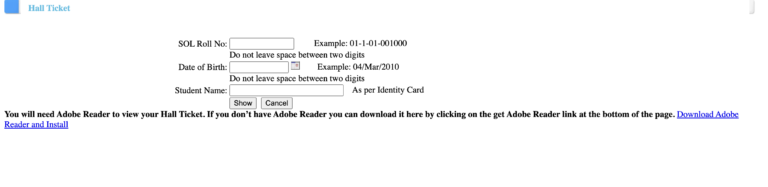 DU SOL Admit Card 2025 Download UG & PG Semester Wise Exam Date & Hall ...