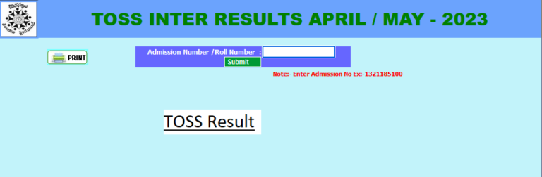 TOSS Result 2024 Check Cut Off Marks & Merit List @Telanganaopenschool.org