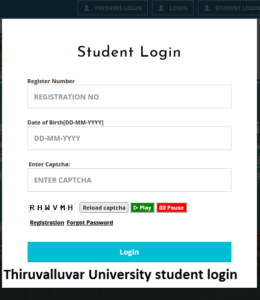 Thiruvalluvar University Student Login : {Link Out} Check @www.tvu.edu.in