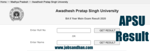 APSU Result 2024 {Out} BA B.Sc 1st 2nd 3rd Year Semester apsurewa.ac.in