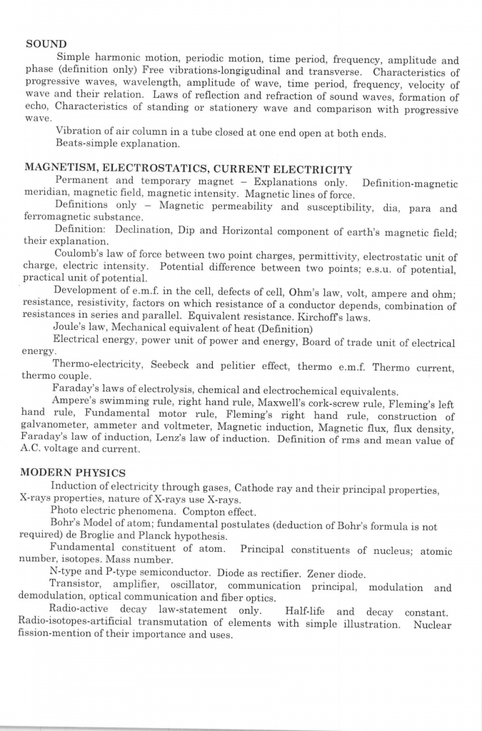 WBSSC Physical Science Syllabus 2023 SLST Class IX X Download Link WBSSC Physical Science Syllabus 2023 SLST Class IX X Download Link