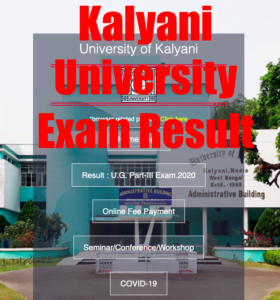 Kalyani University Result 2024 BA BSc BCom Semester {Out} klyuniv.ac.in