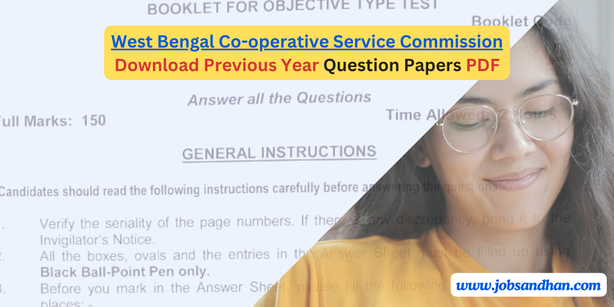 WB Cooperative Service Commission Previous Question Papers Download for ...